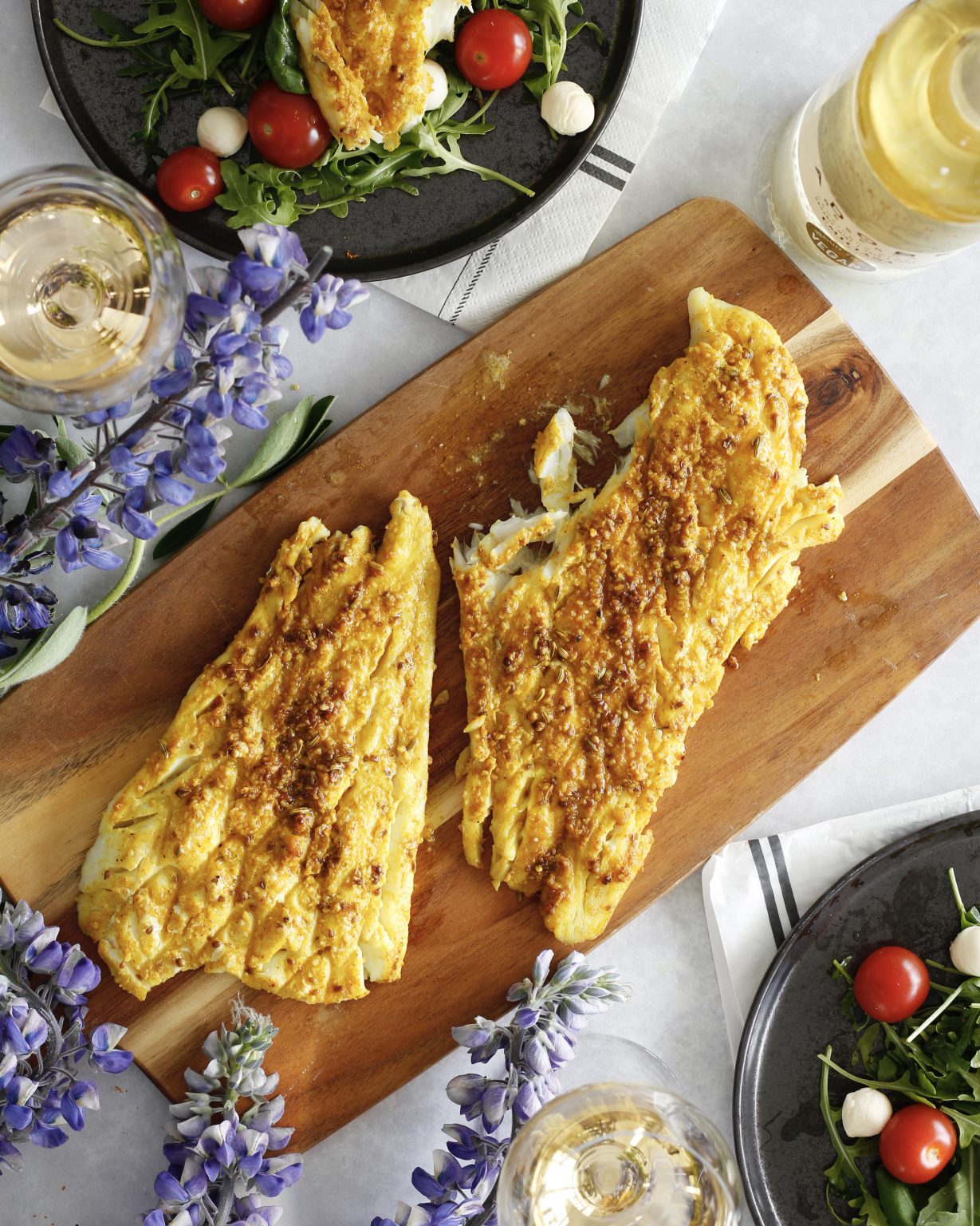 Grillaður þorskur í afar bragðgóðum kryddlegi - Linda Ben