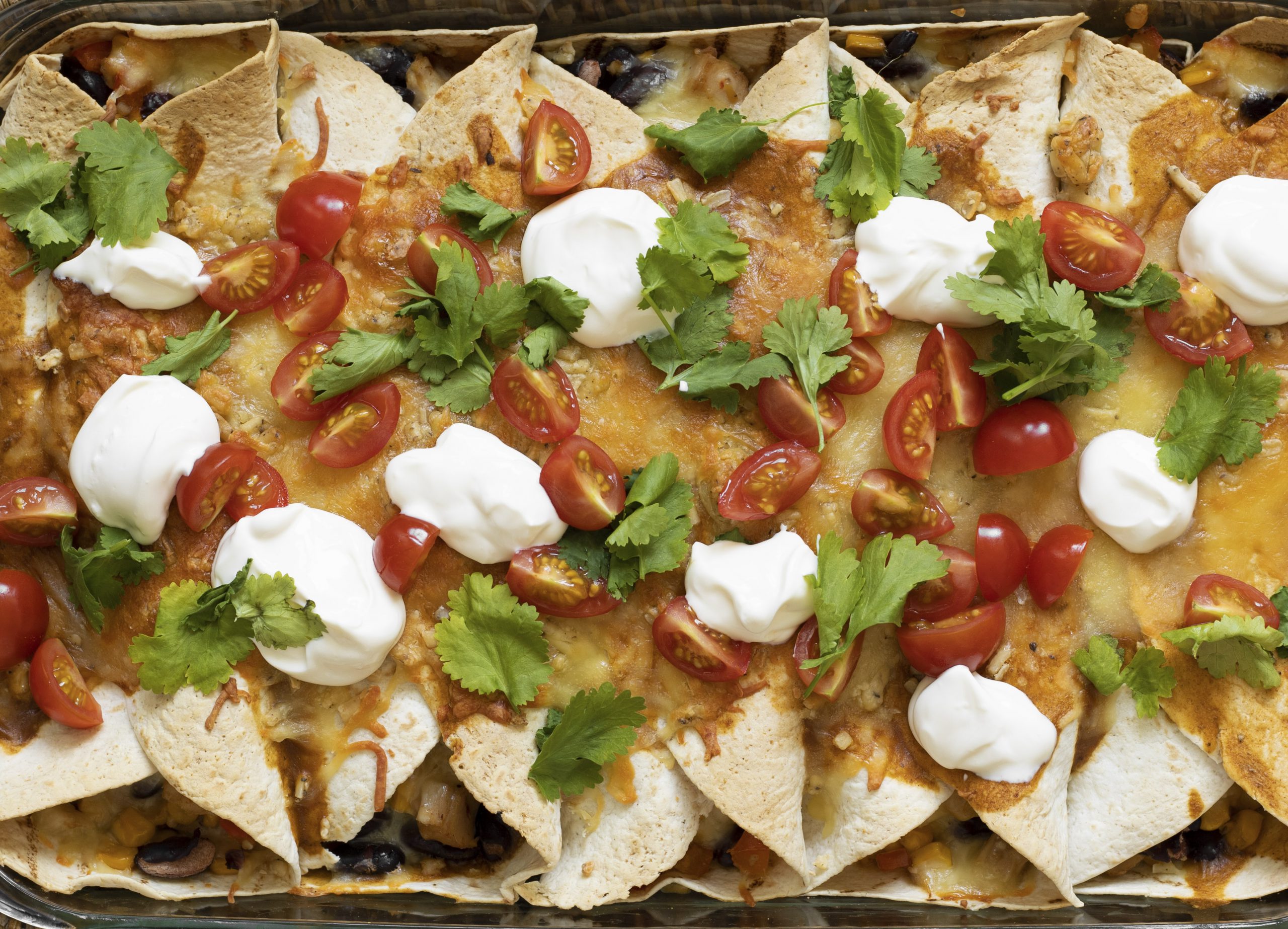 Kjúklinga enchiladas uppskrift - Linda Ben