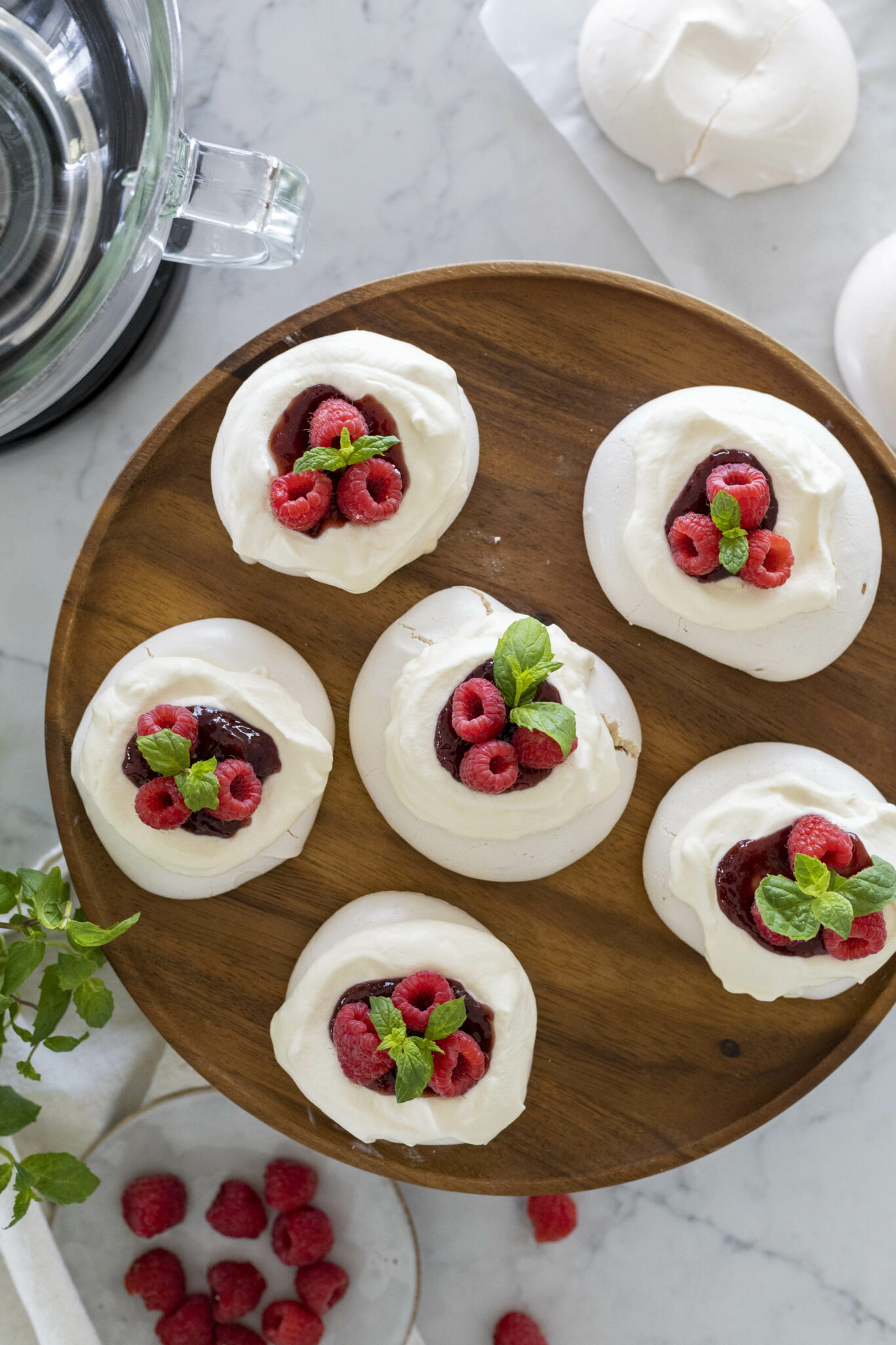 Hindberja pavlovur - Linda Ben